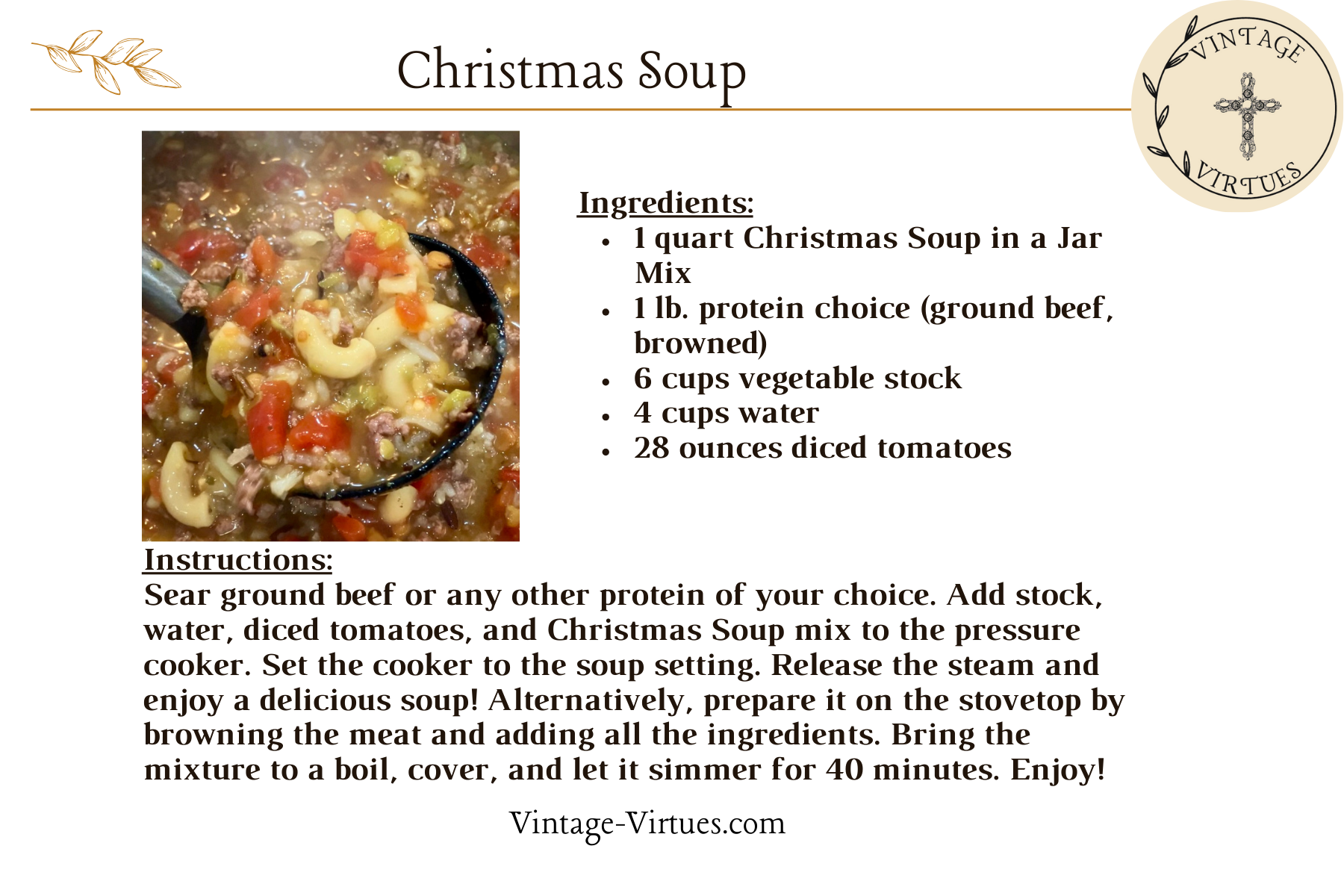 Christmas Soup in a Jar: A Festive Gift Idea that Tastes Delightful ...