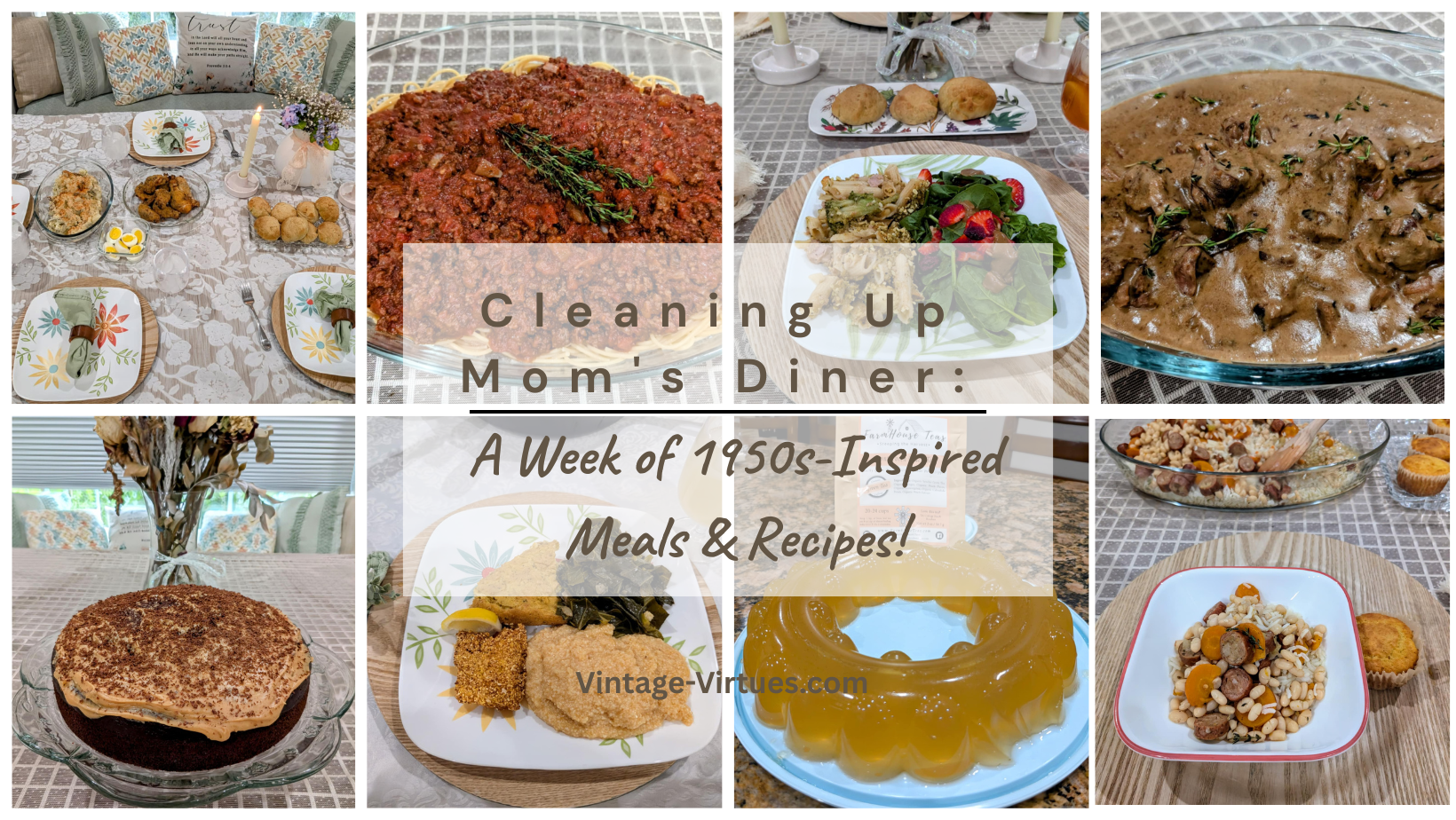 Cleaning Up Mom’s Diner: 1950s Meals & Recipes Made GF & DF – Vintage ...